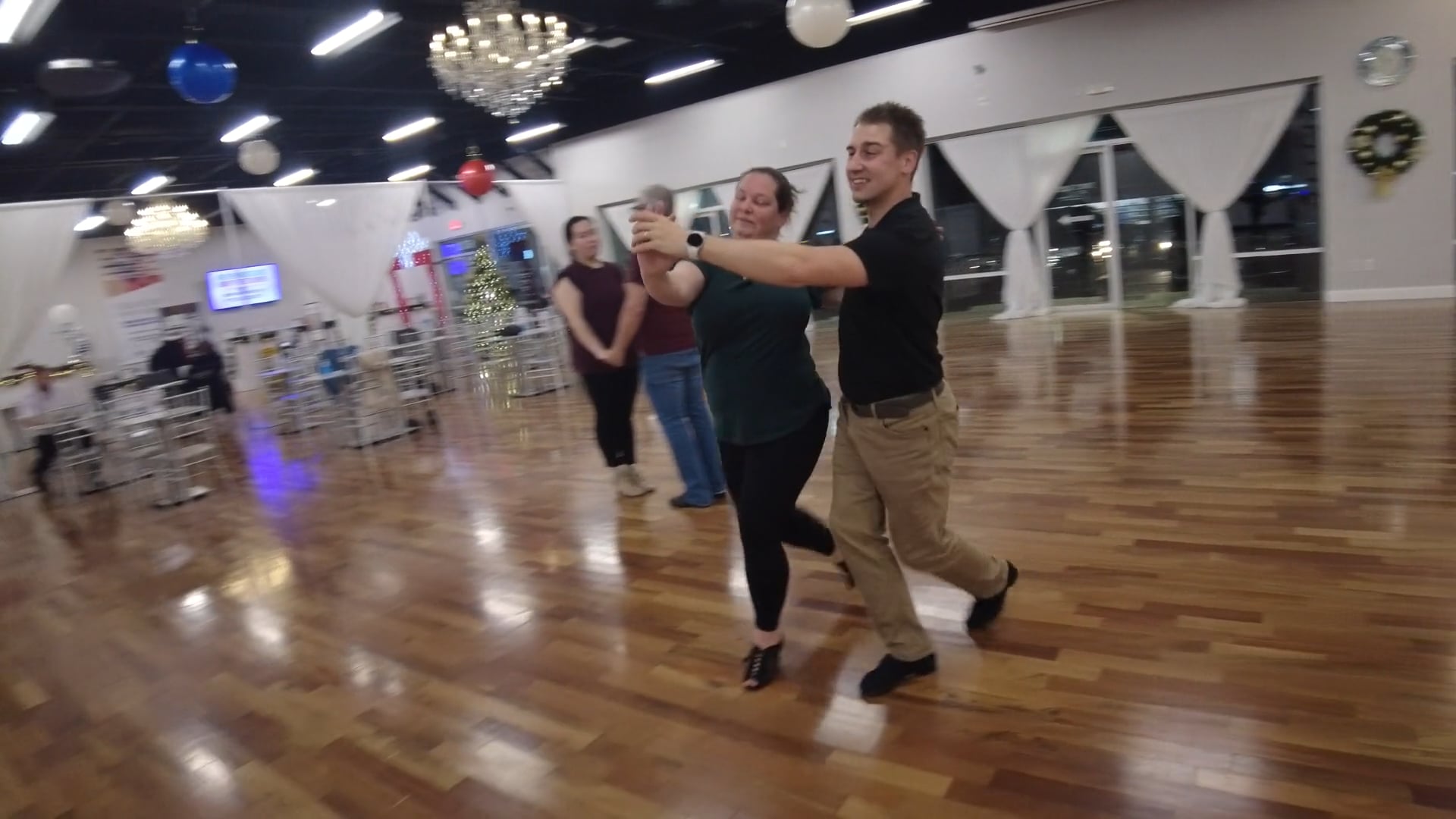 Rebecah & Mike Silver 1 Foxtrot Progress Check - Dance Pizazz
